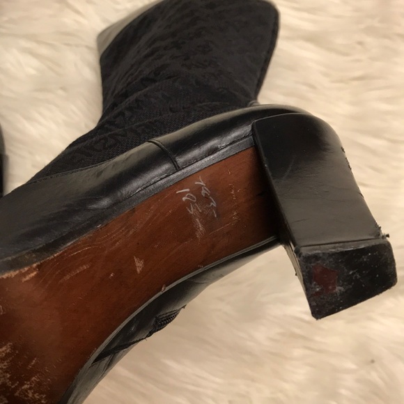 Stuart Weitzman | Shoes | Stuart Weitzman Rare Black Heeled Boots ...